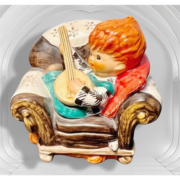 Goebel | Art | Goebel W Germany 96s Tmk3 Off Key Boy With Banjo ...